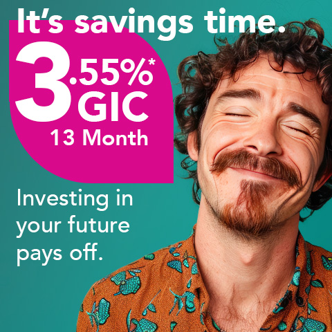 GIC Term Deposits | Tandia Financial Credit Union